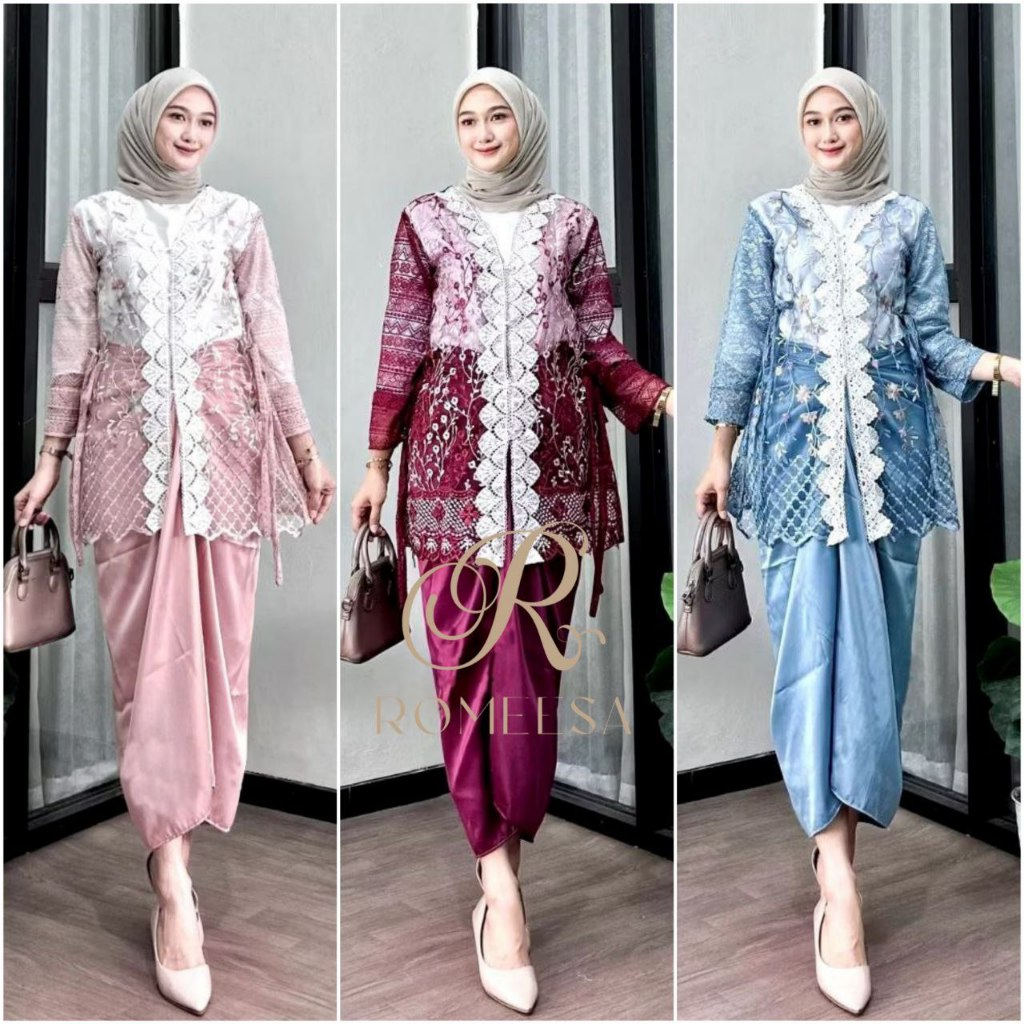 Jual One Set Wanita Terbaru Maiza Tulle Gardenia Set Kondangan Wanita ...