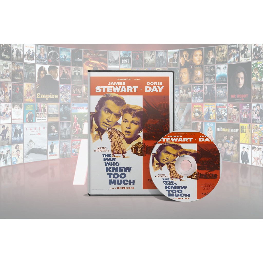 Jual DVD Film Alfred Hitchcock The Man Who Knew Too Much (1956 ...