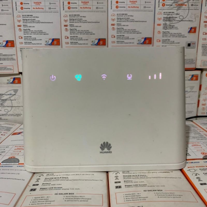 Jual Wifi Router 4G HUAWEI B315s-607 B310s UNLOCK Fullmod All Operator 4G LTE Band 1'3'8'40 ...