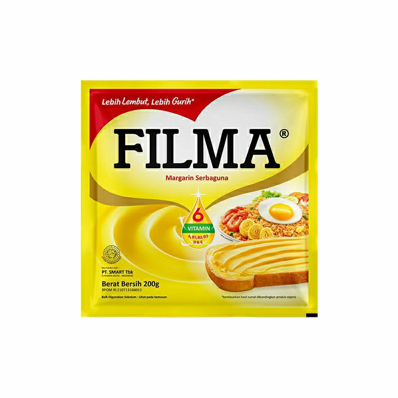 Jual FILMA MARGARINE SACHET SERBAGUNA 200GR // PALMIA MARGARINE SACHET ...