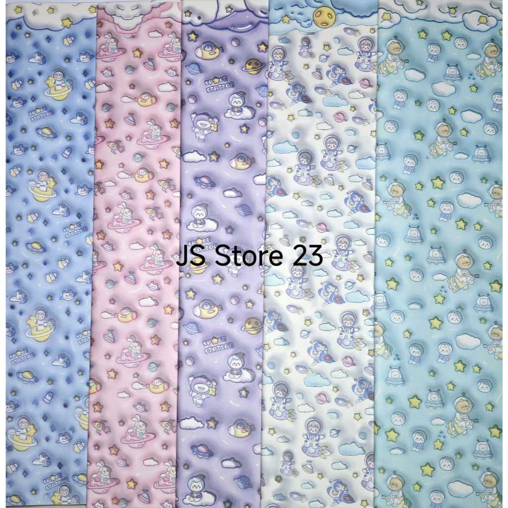 Jual (5Lembar) Kertas Kado Motif Fancy Karakter Lucu Bahan Tebal ...