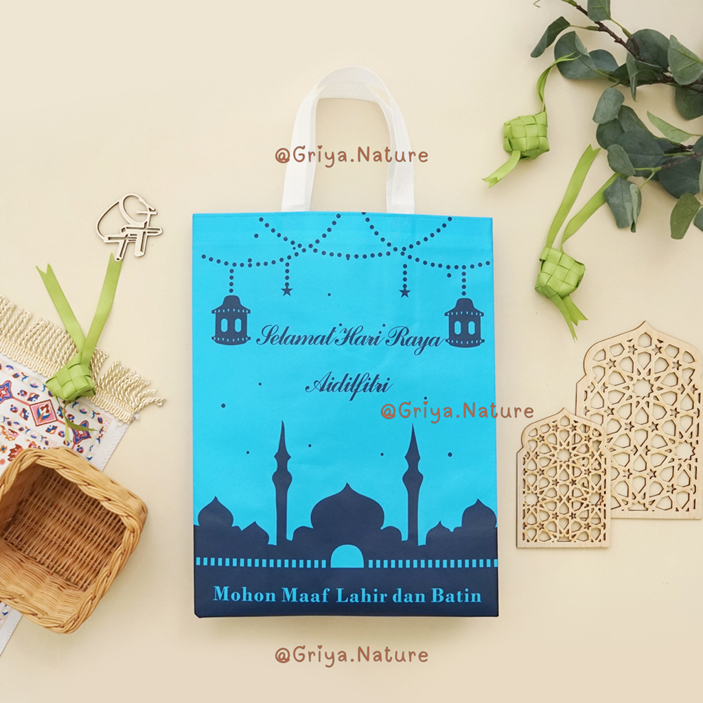 Jual [COD] GRIYA NATURE | Tas Lebaran Idul Fitri Laminasi Tinggi Murah BESAR 38x30x15cm JUMBO ...