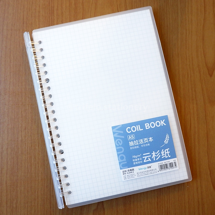 Jual Wengu Binder Notebook Kertas Kotak Kotak A5 B5 (PL-098-2) | Shopee ...