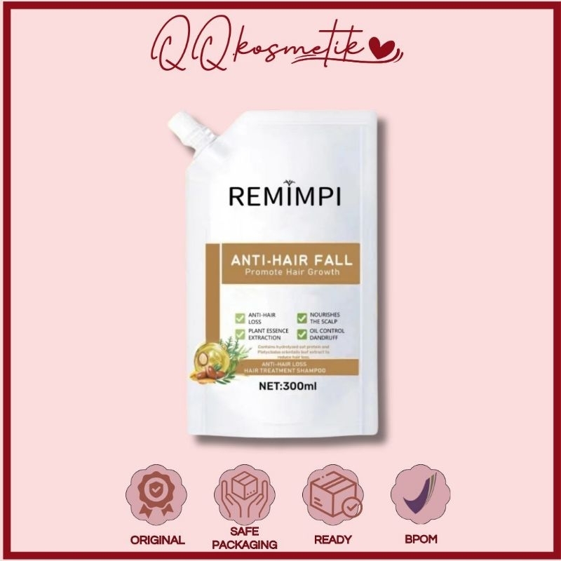 Jual Remimpi Anti Hair Fall Hair Treatment Shampoo Oil Control Anti ...