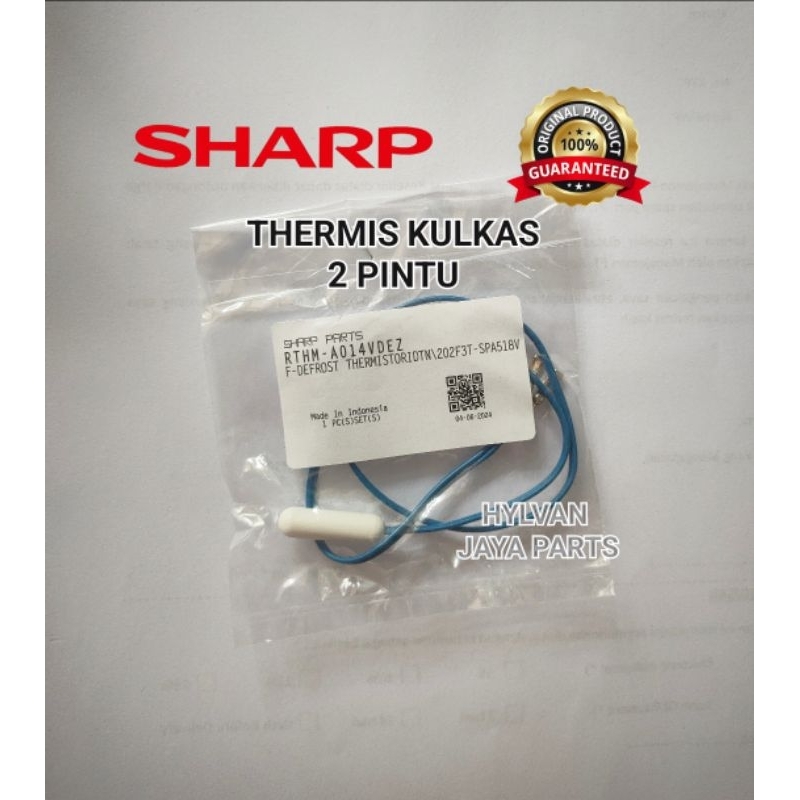 Jual THERMIS TERMIS THERMISTOR KULKAS SHARP 2 PINTU ORIGINAL | Shopee ...