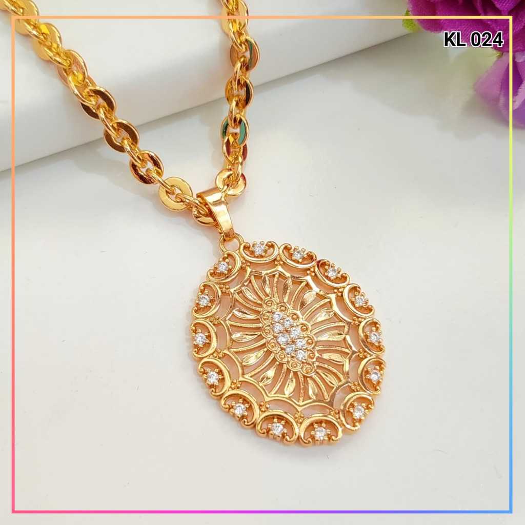 Jual Good Jewelry Kalung Xuping Dewasa Liontin Dubai Krawang Perhiasan Lapis Emas KL 024 ...