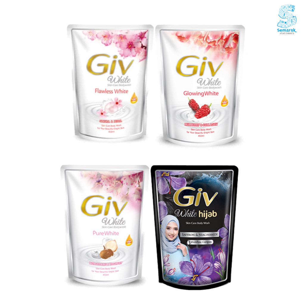 Jual GIV Sabun Mandi Cair Pouch 250 ml - Bengkoang / Mulberry / Sakura ...