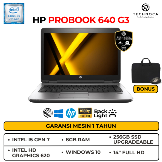 Jual HP PROBOOK 640 G2 CI5 GEN6 /8GB/256GB SSD BERGARANSI | Shopee ...
