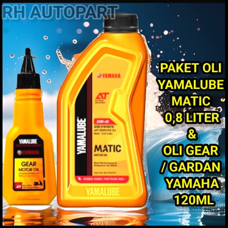 Jual paket oli yamalube matic dan oli gardan yamalube 100ml oli ...