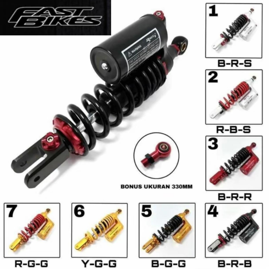 Jual Shock Fastbikes 98 G Sport Edition Shockbreaker Tabung Atas Model ...