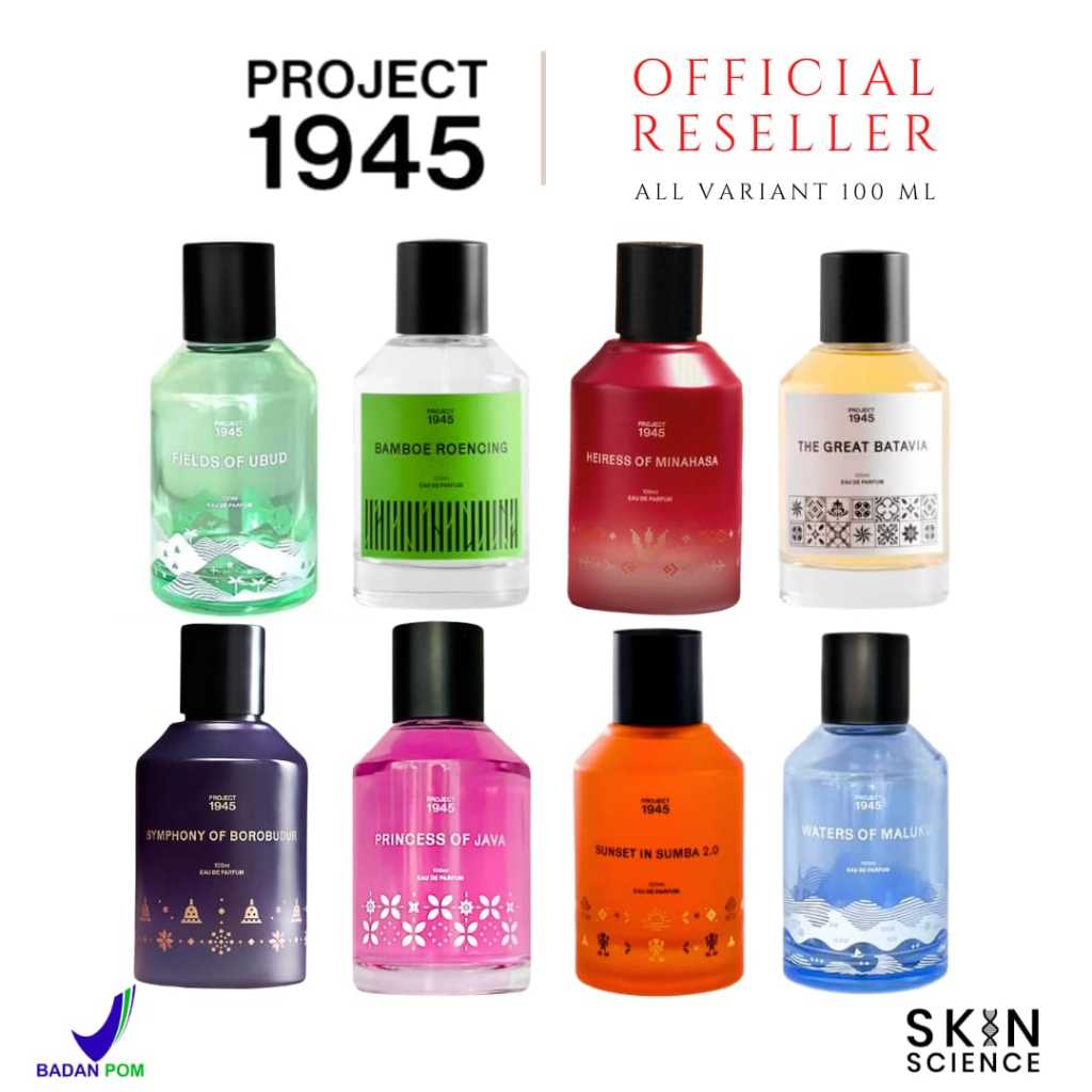 Jual PROJECT 1945 Parfum 100ML Edp Princess Of Java Fields Of Ubud ...