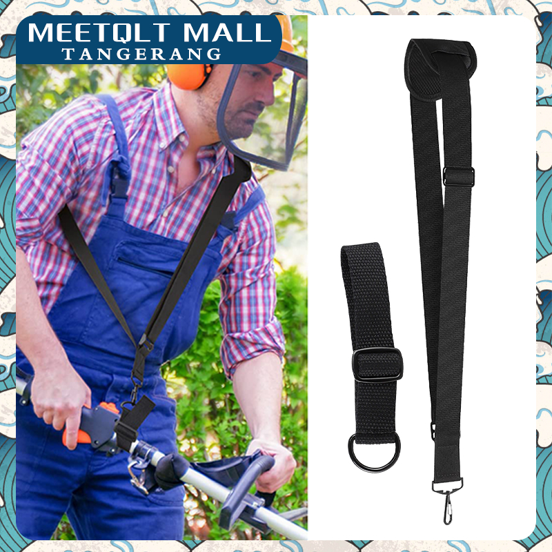 Jual Lawn Mower Nylon Belt Hitam-Tali Gendong Mesin Potong Rumput 122g ...