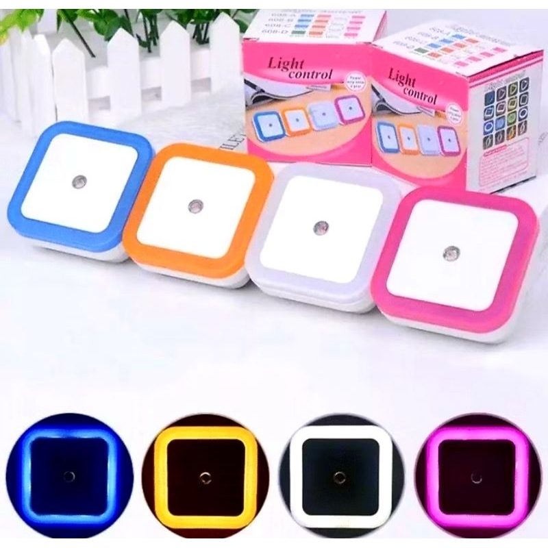 Jual LAMPU TIDUR LED SENSOR CAHAYA OTOMATIS ON OFF / LAMPU LED COLOK ...