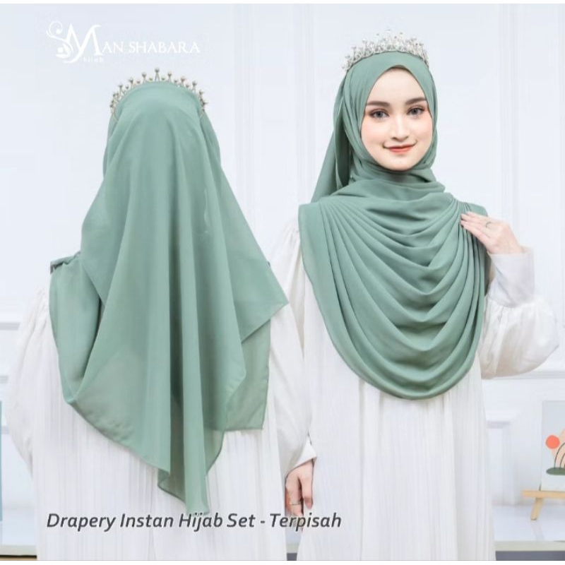Jual DRAPERY HIJAB INSTAN | Shopee Indonesia