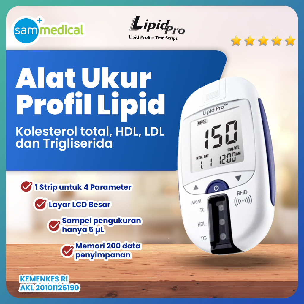 Jual Lipid Pro Meter Alat ( Cek Kolesterol Trigliserida HDL LDL) - Meter Only Lipidpro | Shopee ...