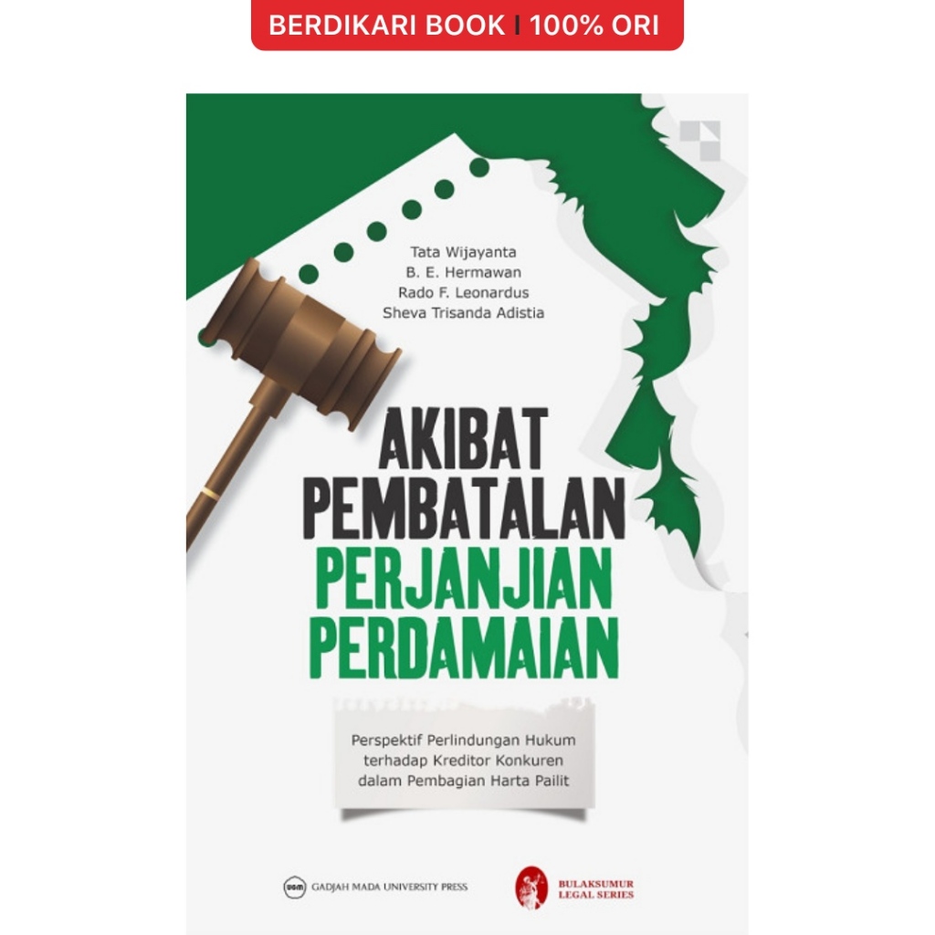 Jual Berdikari - Akibat Pembatalan Perjanjian Perdamaian: Perspektif ...