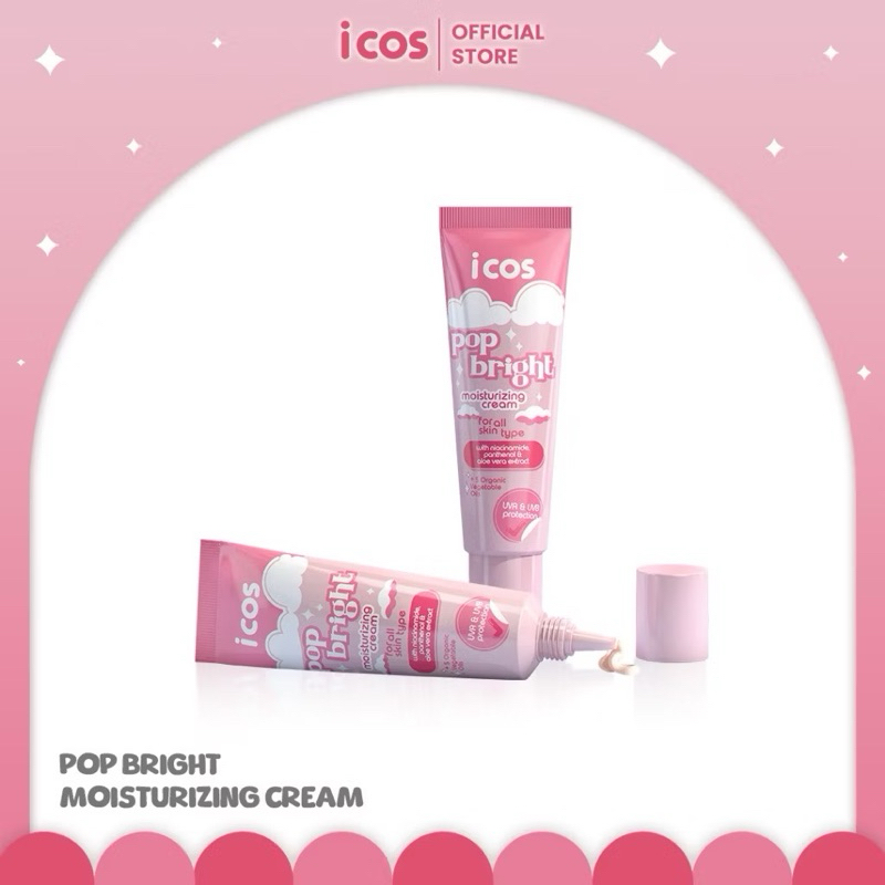 Jual Icos Pop Bright Moisturizing Cream | Shopee Indonesia