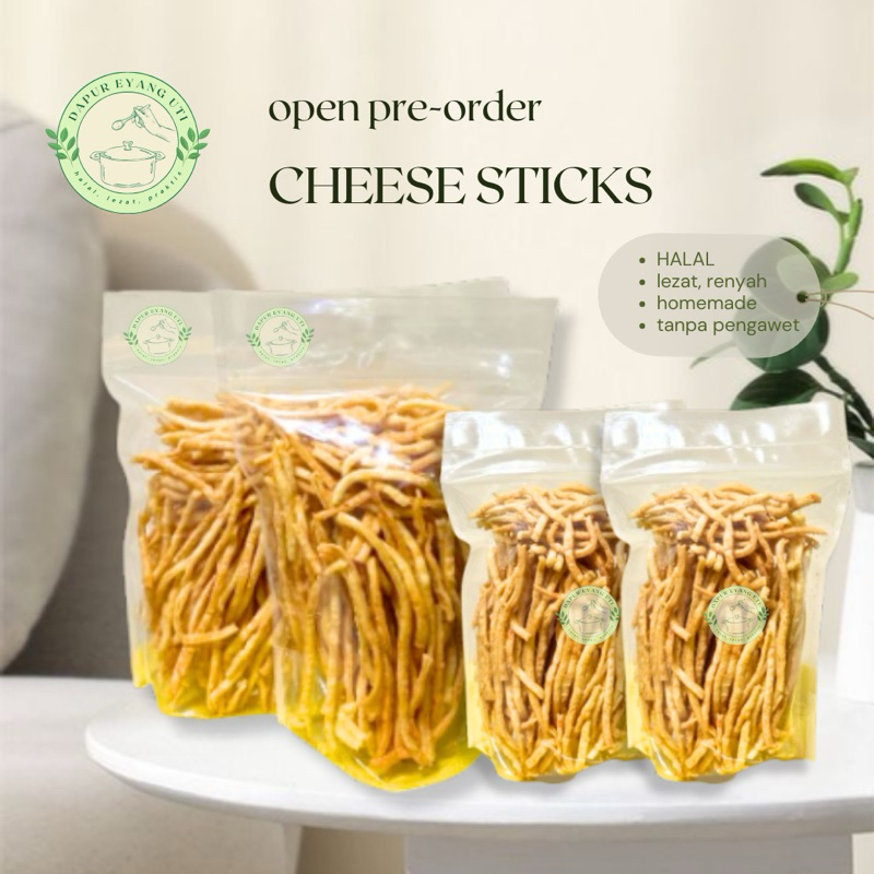 Jual @dapureyangutii | Cheese Stick | Stik Keju Renyah | Cemilan ...