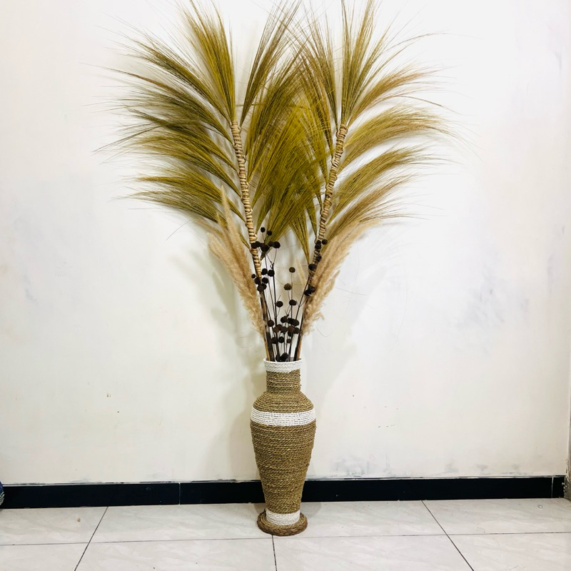 Jual paket bunga rayung stik tinggi 160cm dan vasnya tinggi 50cm bunga ...