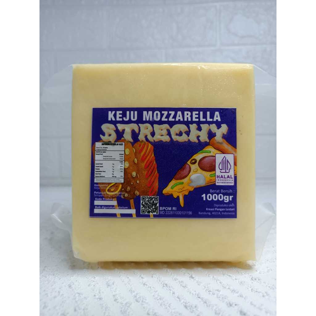 Jual Keju Mozzarella Strechy 1 kg | Shopee Indonesia