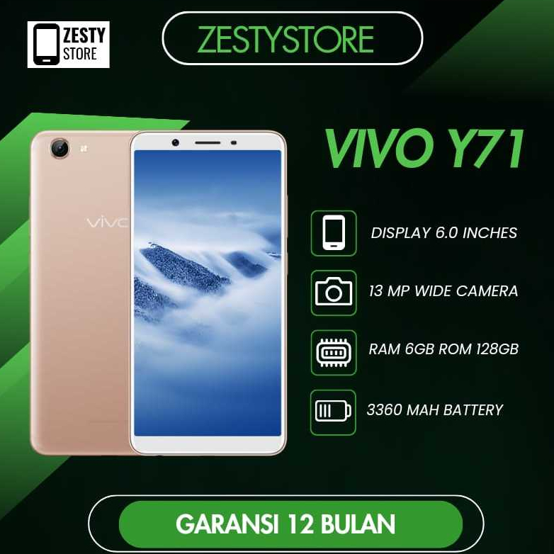 Jual VIVO Y71 RAM 6GB ROM 128GB BERGARANSI 1 TAHUN | Shopee Indonesia