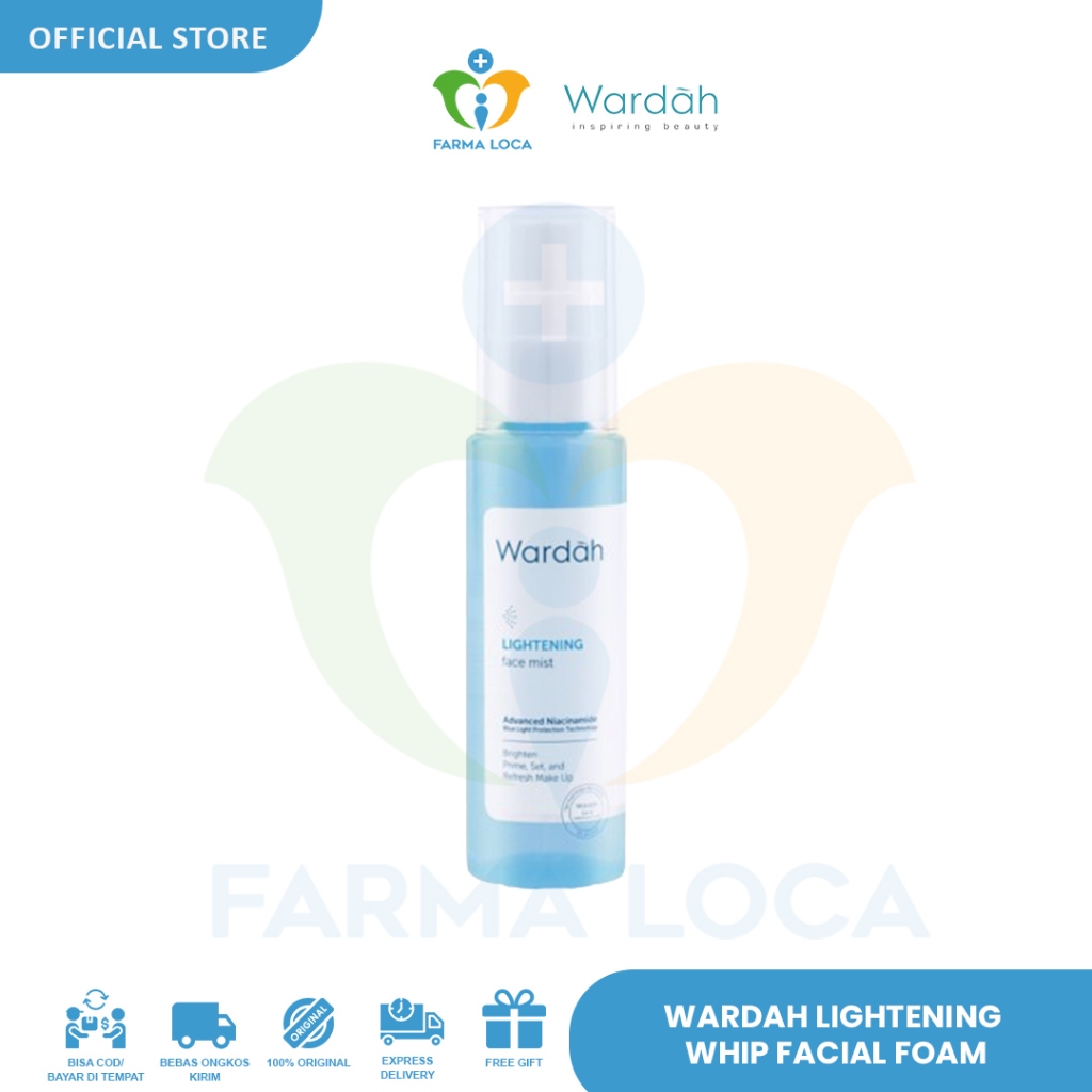 Jual Wardah Lightening Whip Facial Foam - Facial Wash dengan Advanced ...
