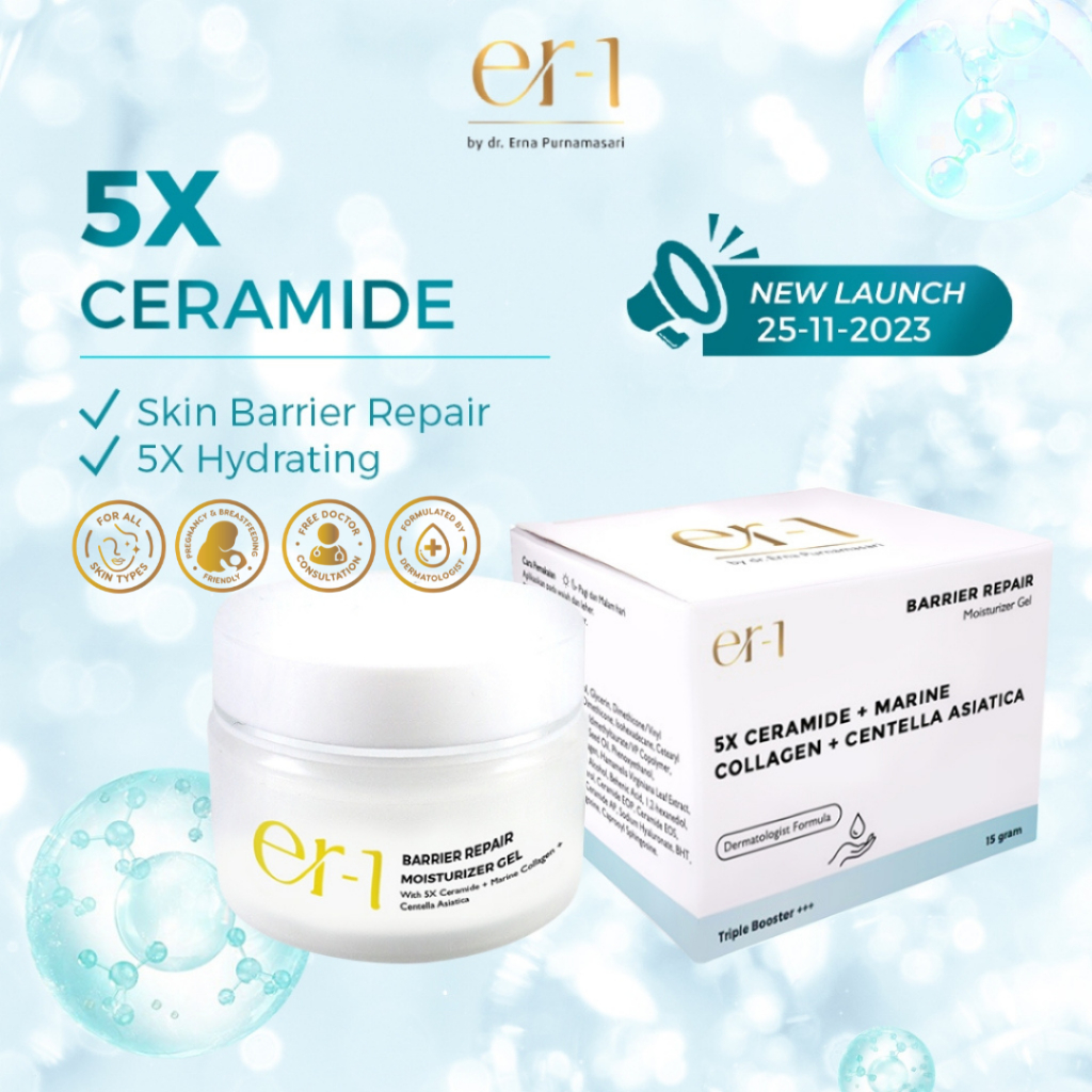 Jual er-1 by dr. Erna Skin Barrier Repair Moisturizer Gel with 5X ...