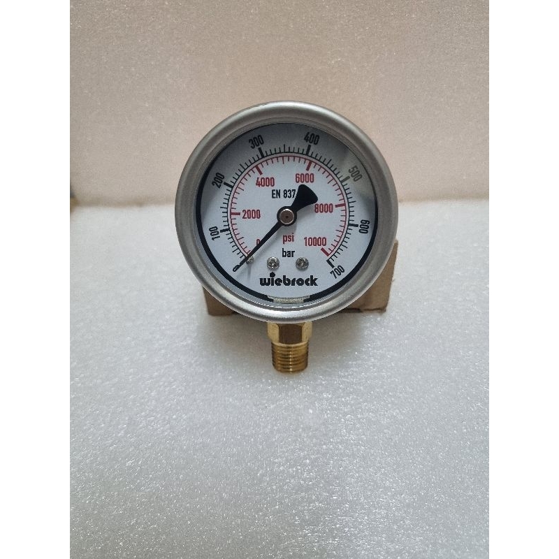 Jual 700 Bar Pressure Gauge 2,5 inchi Model Raket WIEBROCK | Shopee Indonesia