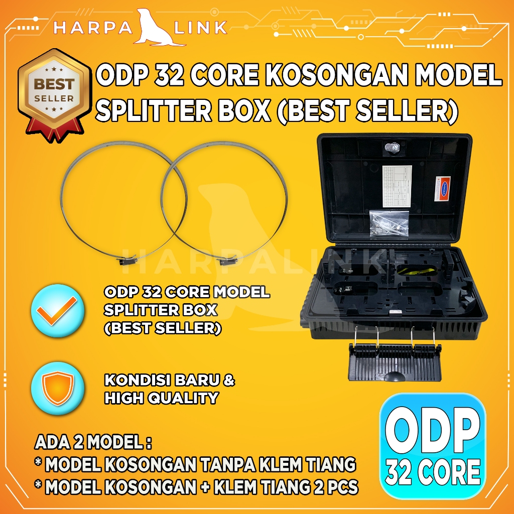 Jual ODP 32 Core Model Box Splitter Kosongan / ODP Tiang 32 Core PLC ...