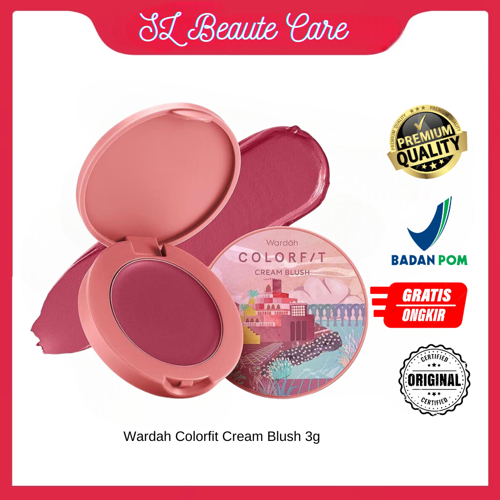 Jual Wardah Colorfit Cream Blush | Shopee Indonesia