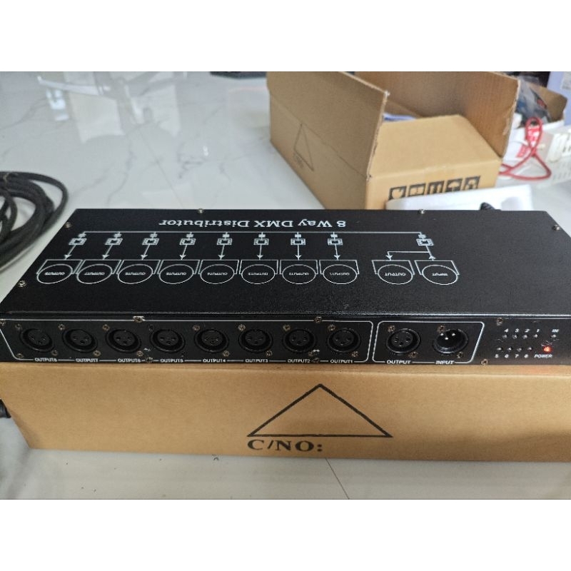 Jual Splitter Lighting DMX 8out | Shopee Indonesia