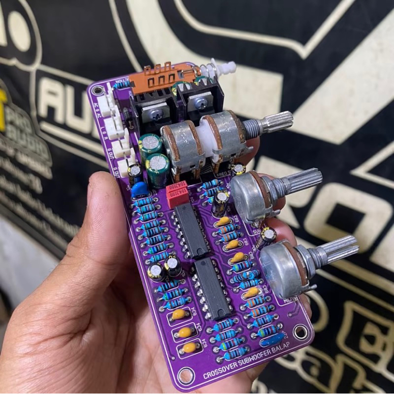 Jual Kit Crossover Aktif Lpf 24db Asli 2 Way Subwoofer Dan Mid High ...