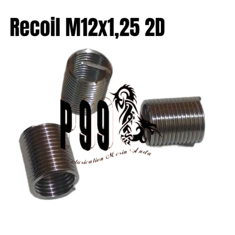 Jual Recoil M12 x 1.25 2D Baut 17.Helicoil Verbos M12 Drat Baut Slek ...