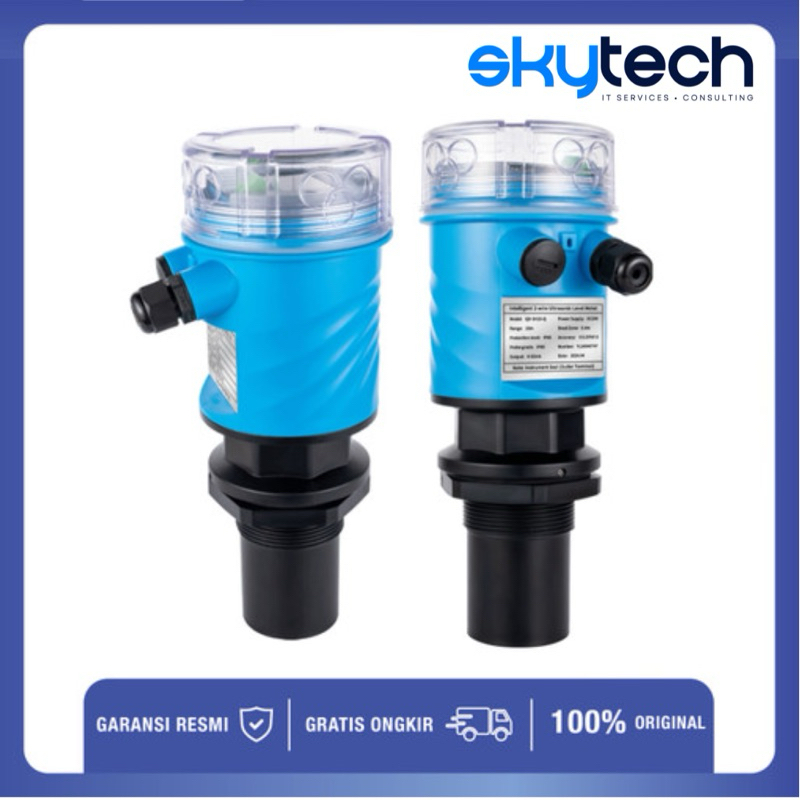 Jual Ultrasonic level meter RS485 4-20m output 5M range non contact ...