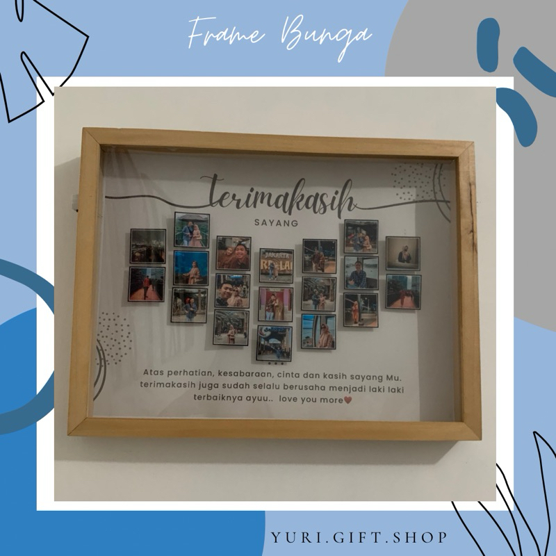 Jual HADIAH BINGKAI FOTO / BINGKAI BUNGA / HADIAH ULTAH PACAR / HADIAH ...