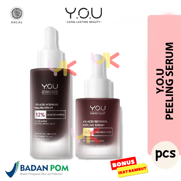 Jual YOU 12% ACID INTENSIVE PEELING SERUM AHA BHA PHA Serum Eksfoliasi ...