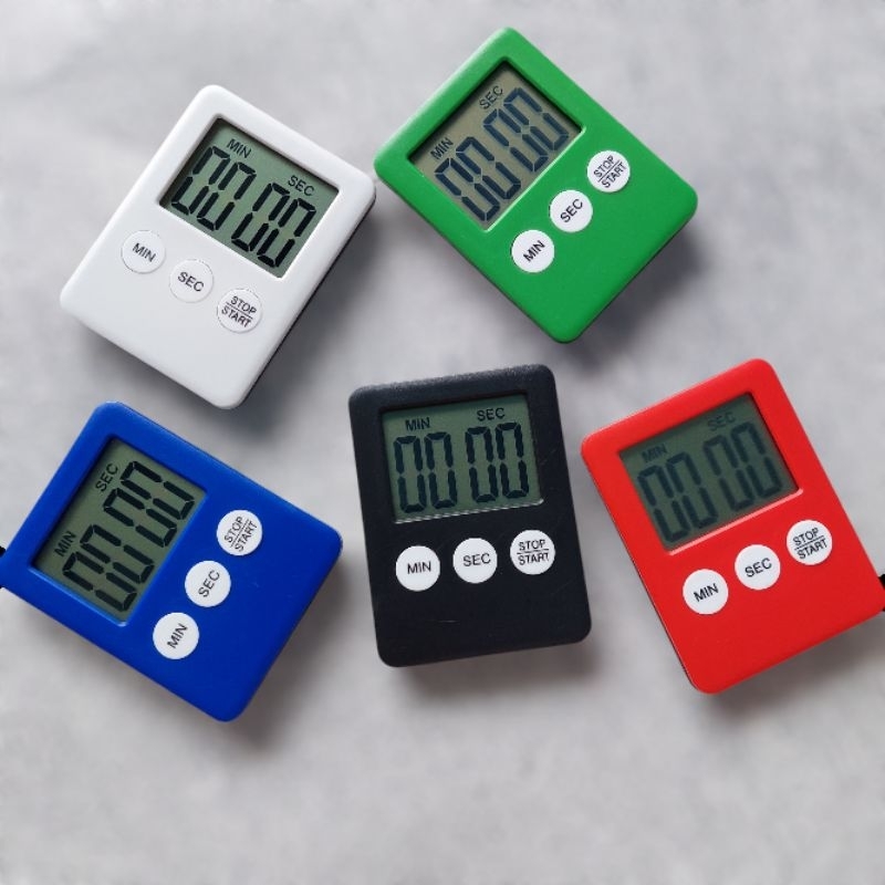 Jual Timer Masak Dapur Countdown Timer Digital LCD Kitchen Jam Alarm ...