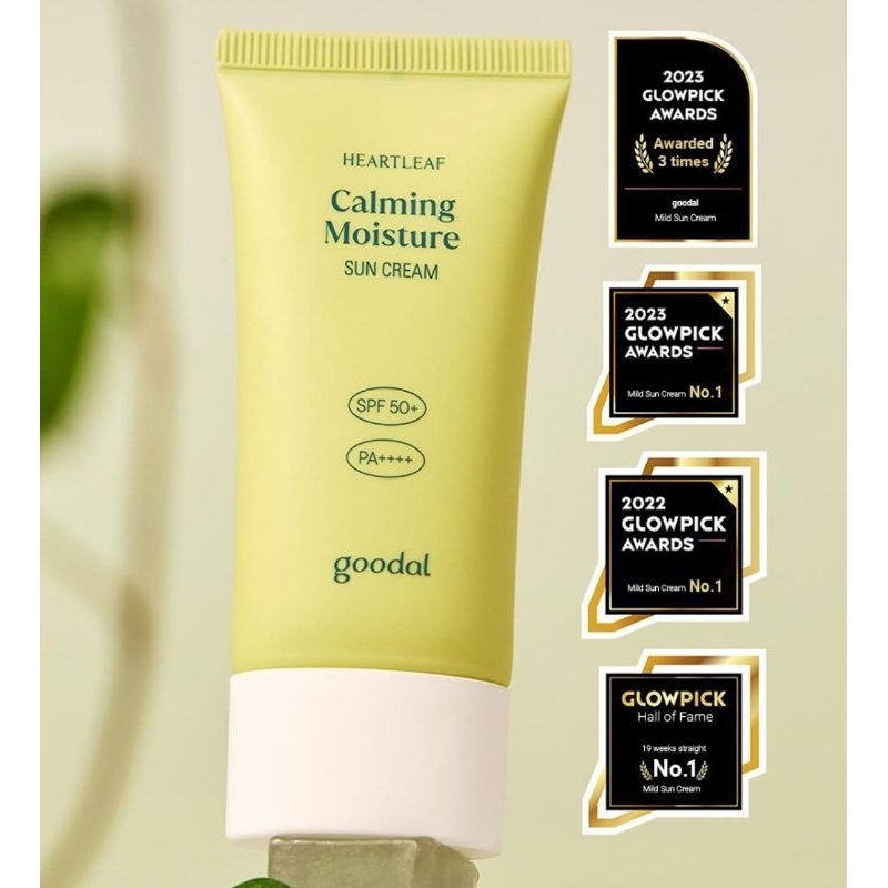 Jual RENEWAL Goodal Calming Moisture Sun Cream 50ml Sunscreen | Shopee ...