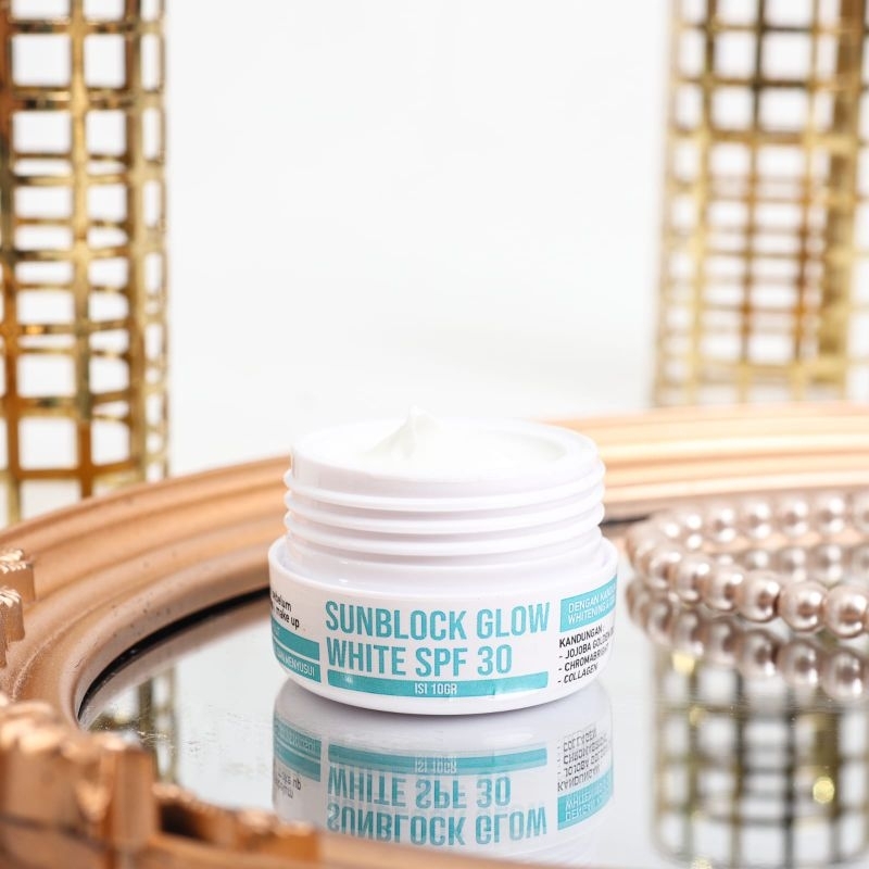 Jual SUNBLOCK GLOW WHITE/BLUE | Shopee Indonesia