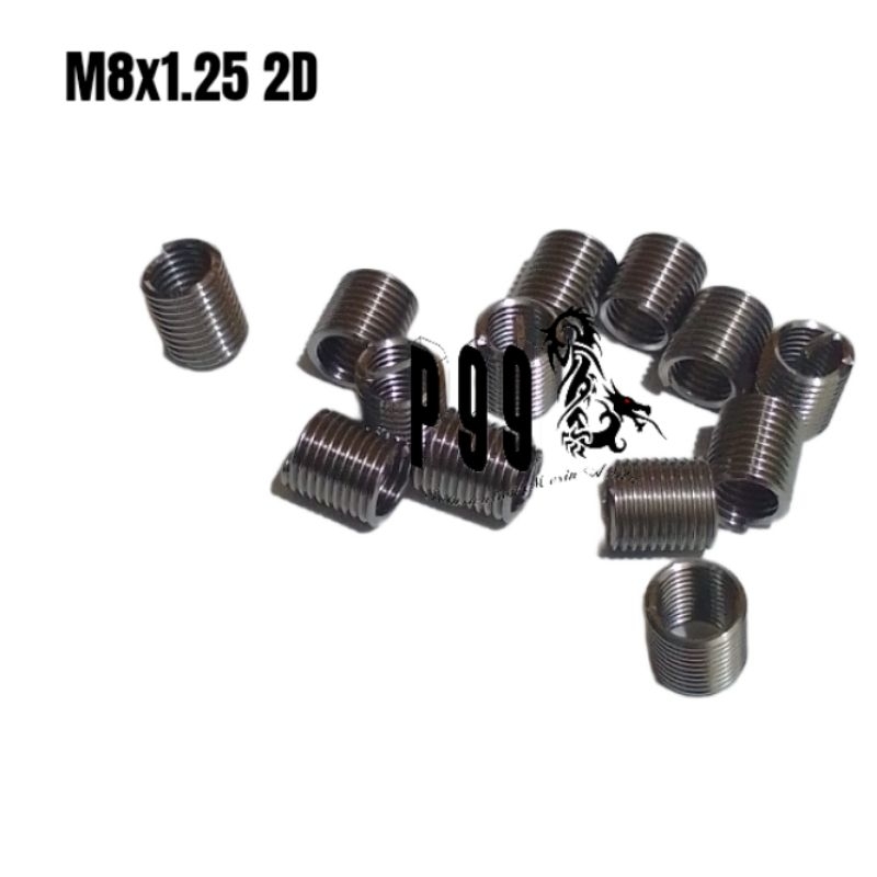 Jual recoil metrik helicoil M8 X 1.25 2D material stainles stel ...
