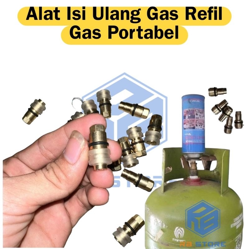 Jual Alat isi ulang gas kaleng portable refil gas kaleng portable ...