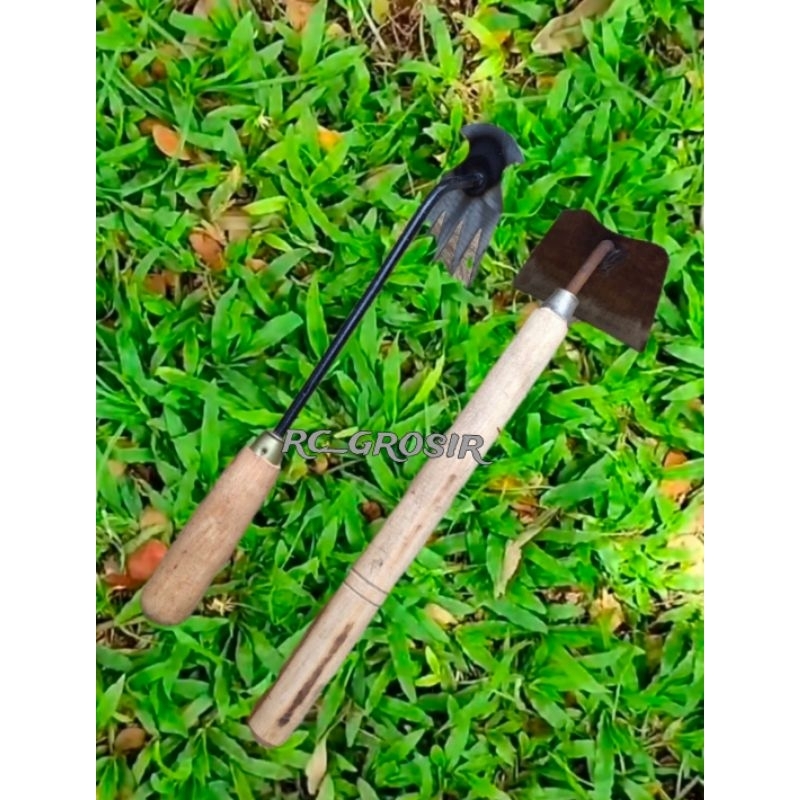 Jual Paket Berkebun Satu set isi 2pcs - Pencabut Rumput Dan Cangkul ...