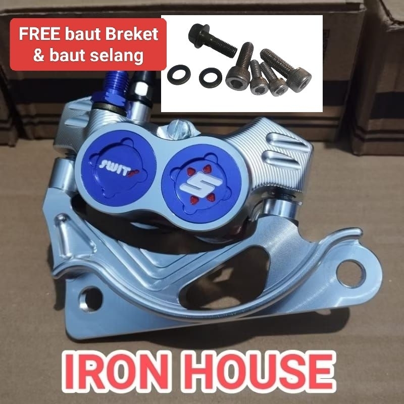 Jual Paket kaliper Formula 4 piston pnp mio smile MIO J MIO M3 M125 jupiter mx old new jupiter ...