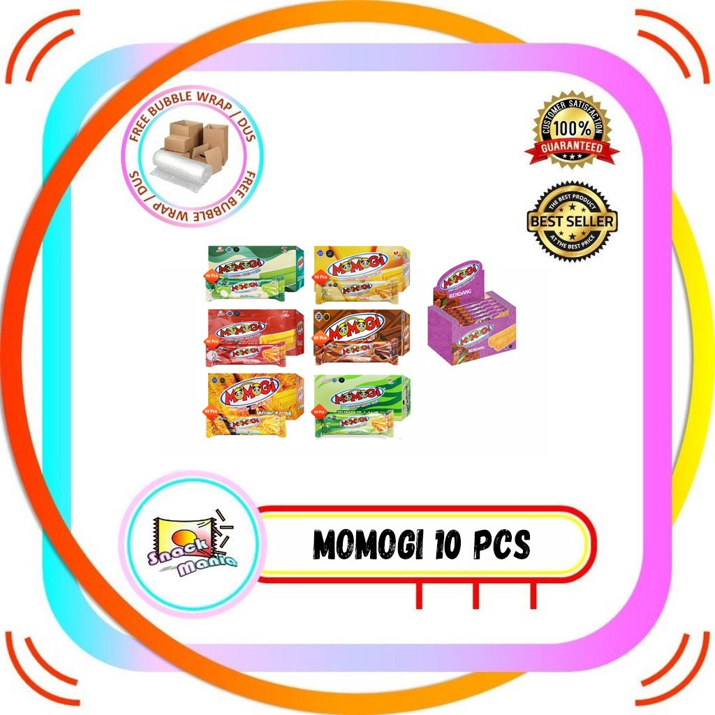Jual Momogi Snack Stick BOX ~ 10 pcs Coklat Keju Jagung Bakar Balado ...