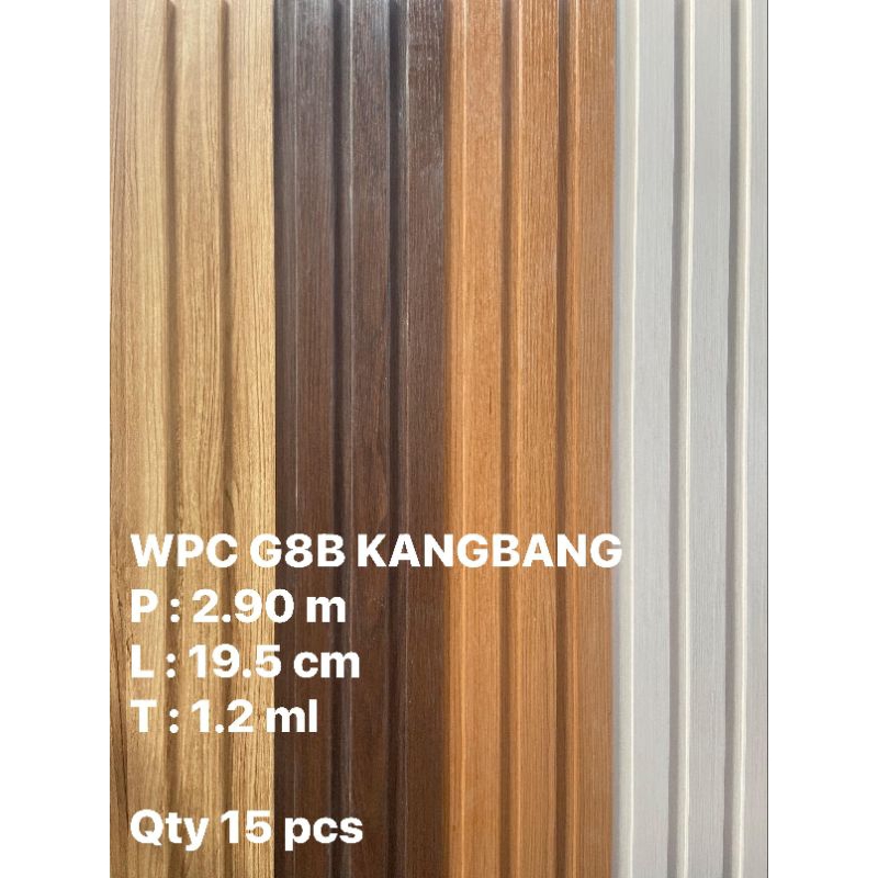 Jual Wall panel WPC Strip Panjang 2,9 M x 19 CM - GBB 121 | Shopee ...