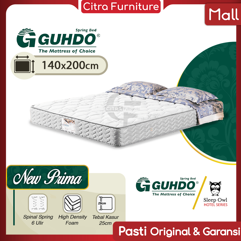 Jual Citra Furniture Guhdo Springbed New Prima 140x200x25 - Hanya matras | Gudho Spring bed ...