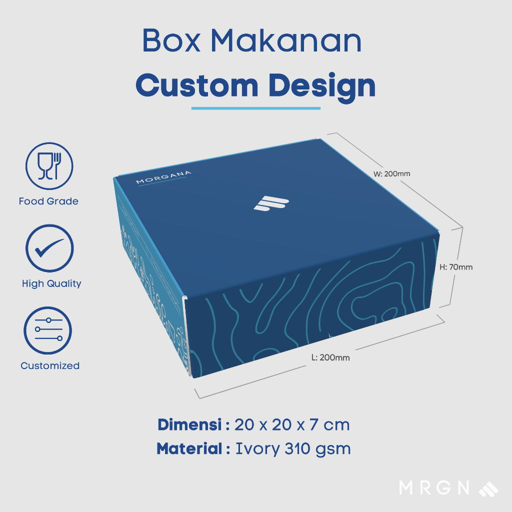 Jual Custom Cetak Box - Kotak Makanan Snack Kue Food Grade | Shopee ...