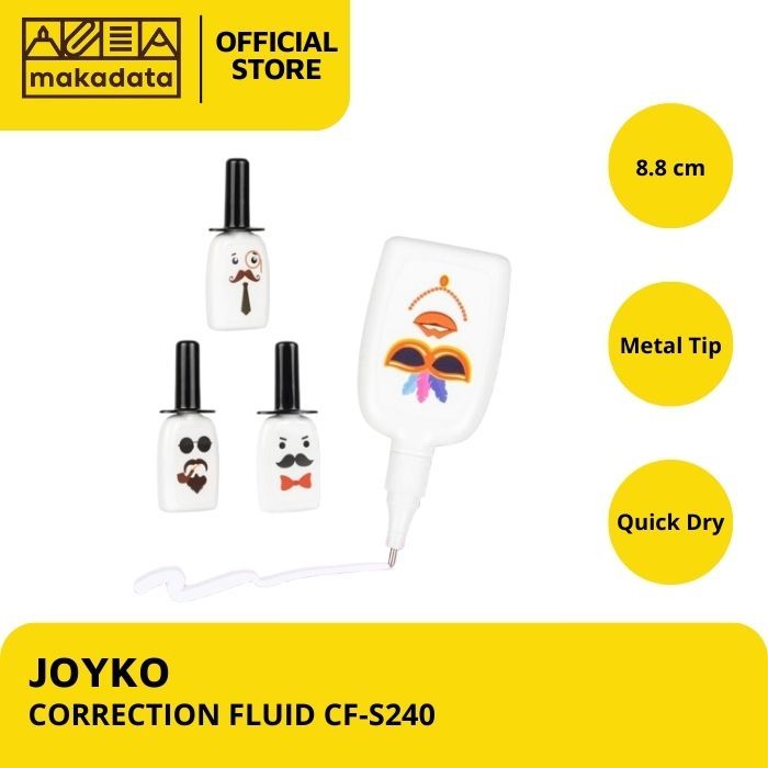 Jual CORRECTION FLUID / STIPO CAIR CARNIVAL JOYKO CF-S240 (1 PCS) MURAH ...