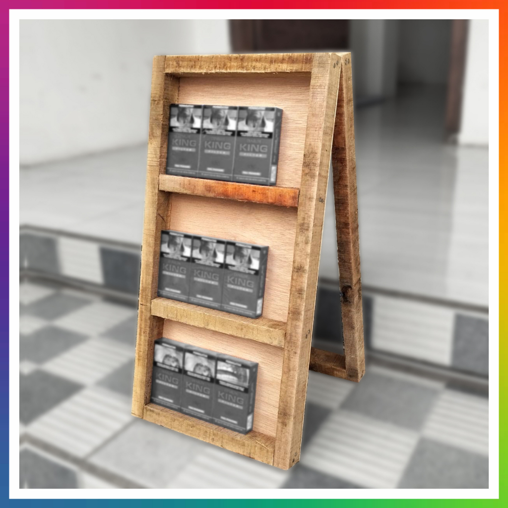 Jual Rak Etalase Jualan Display Kayu | Shopee Indonesia