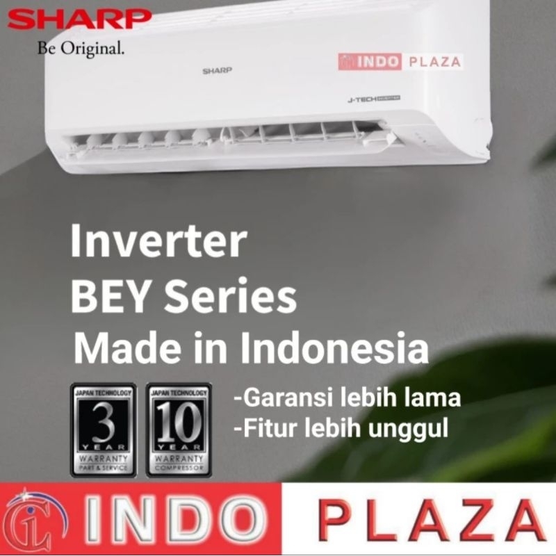 Jual AC SHARP 1.5 PK AH-X13BEY J-TECH INVERTER GARUDA Series | Shopee ...